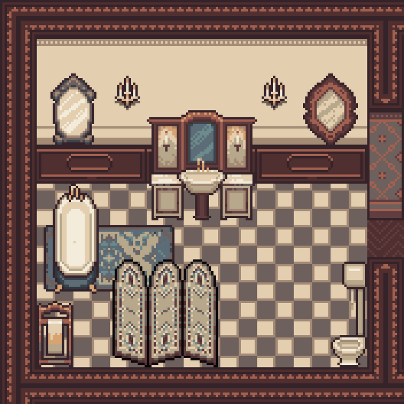 Victorian Interior - Asset Pack by nadia.pixel