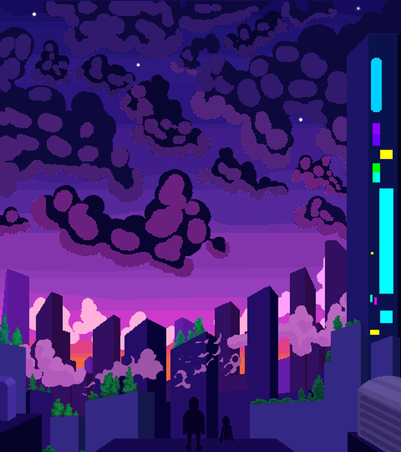 Animated Pixel-Art Backgrounds | Free by Feony Labs