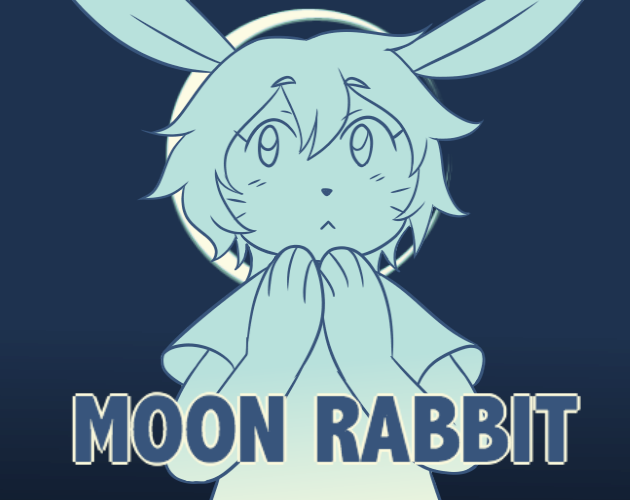 Moon • Rabbit by Gira