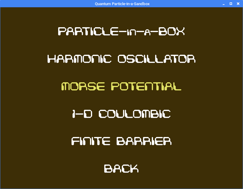 Quantum Particle-in-a-Sandbox by Dhabih Chulhai