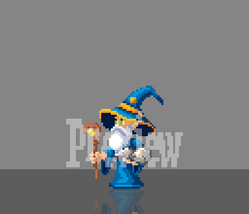 Wizard 2D Pixel Art by Mattz Art