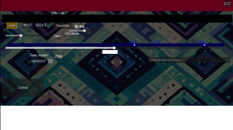 Morse Code QSO simulator by BannanaBoy
