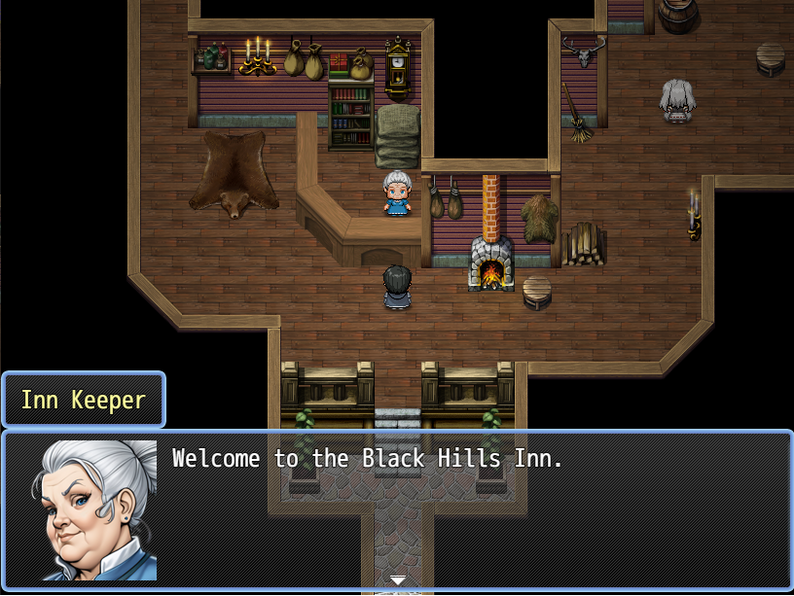RPG Maker NPC Character Set - Elderly Inn Keeper by GalacticGod