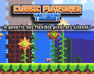 Classic Platformer Tileset by unTied Games