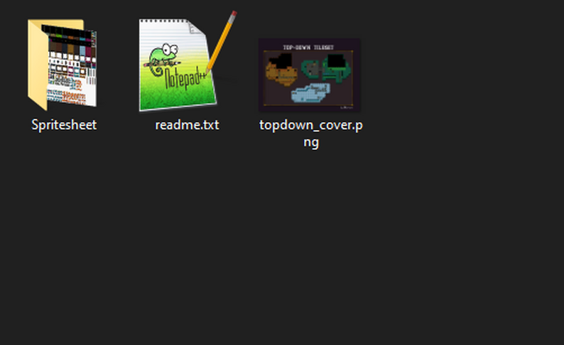 Unique Simplistic Top-Down Tilemap [16x16] by Marvyra