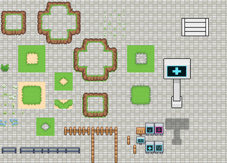 MetroCity - Free External Top Down Environment Asset Pack by JIK-A-4