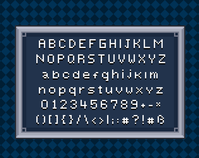 Pixelart Fonts Asset Pack 2 by ELV Games