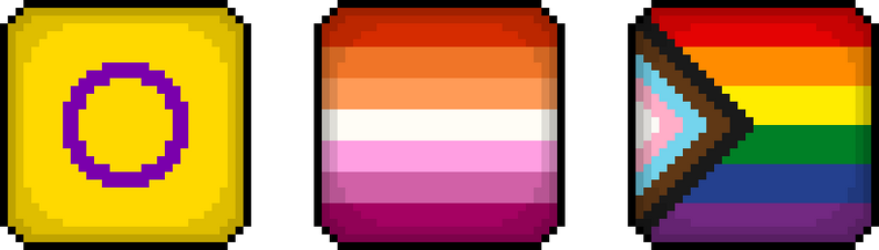 Pixelart Pride Flags by Pestocore