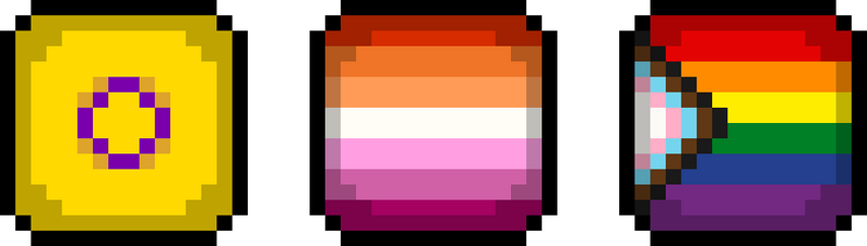 Pixelart Pride Flags by Pestocore