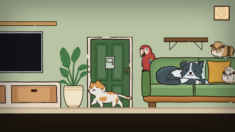 Cat at Home by Meowsoft