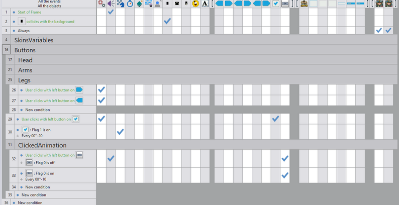 Create Character - ClickTeam Fusion 2.5 character creator example source code by Kacper z Anatomii