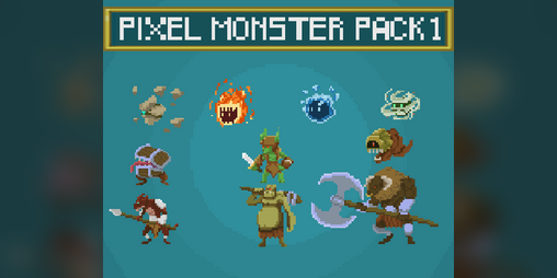 Pixel Monster Pack 1 by rvros