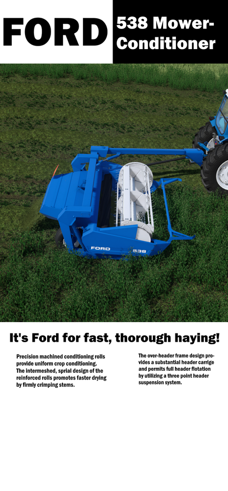 Ford 500 Mower Series by JD's Farm Machinery