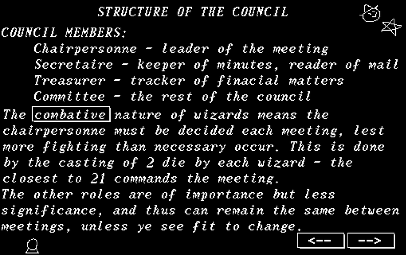 Wizard Council Rulebook by wizardernie