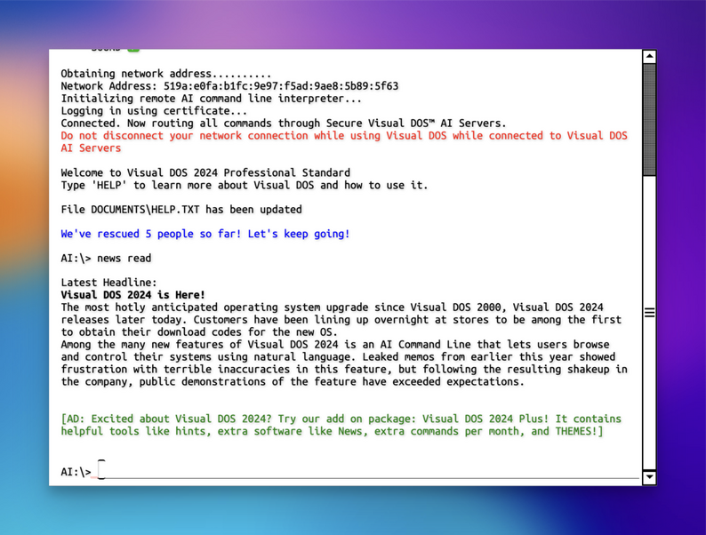 Visual DOS 2024 Professional Standard by Abbie Gonzalez