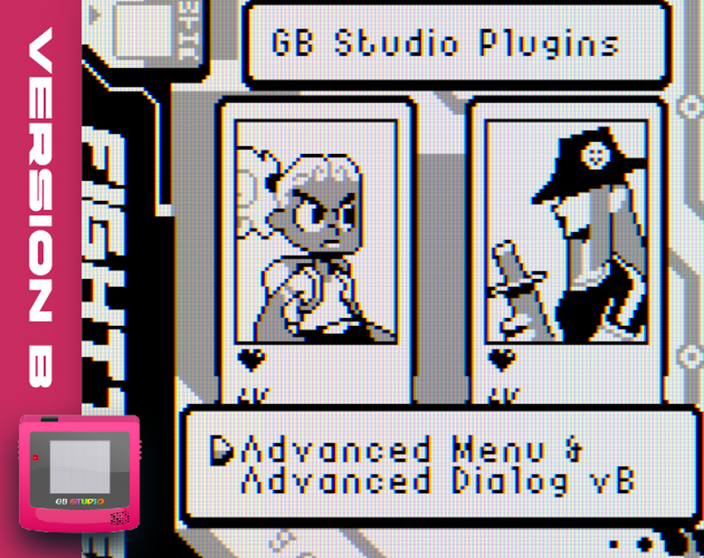 Advanced Dialog & Menu ver. B for GB Studio by Bryan