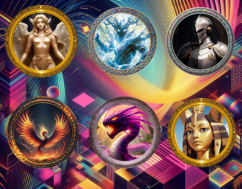 1000 Fantasy token pack by WhaleBotanist