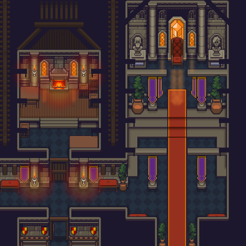 Pixel Crawler - Castle by Anokolisa