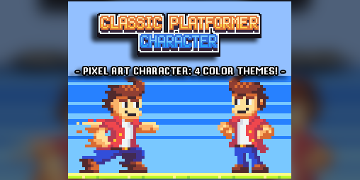 Classic Platformer Character by unTied Games