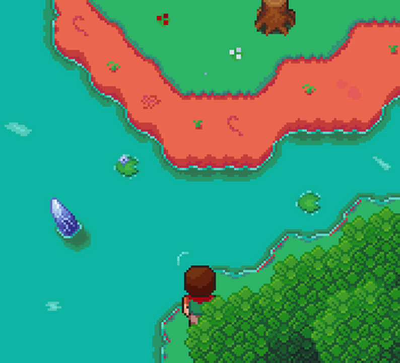 Pixel Flow: Crystal Ground by Dhassa