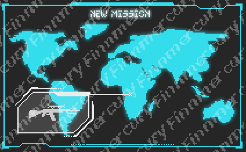 Ultimate Pixel Sci-Fi UI set by Finnmercury