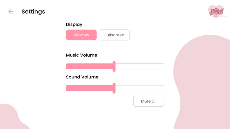Airi: Romantic Visual Novel UI by Roman