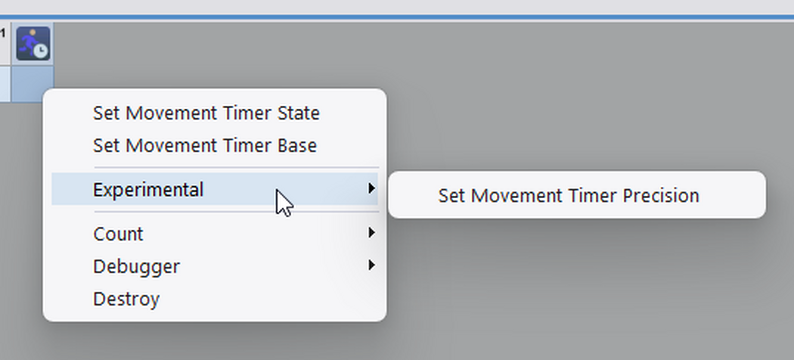 Movement Timer Control extension for Clickteam Fusion 2.5 by NaitorStudios