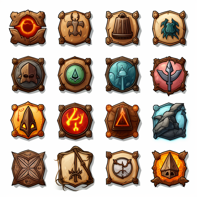 1000+ RPG Icons by GameAssetCollector