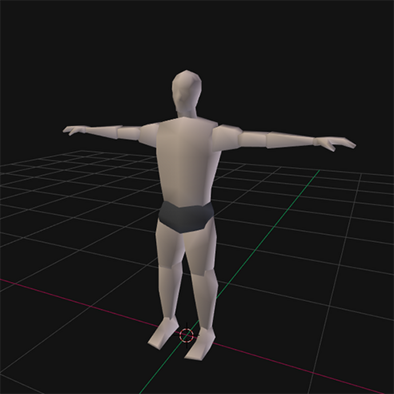 PSX Male Character (Rigged) by redfoxster