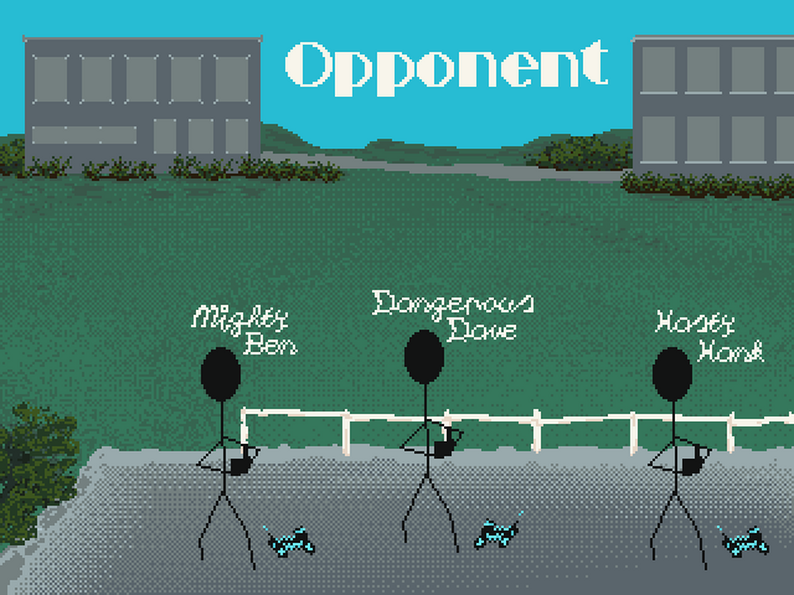 Manus Magnifico Pixel Handwriting Font by emscape