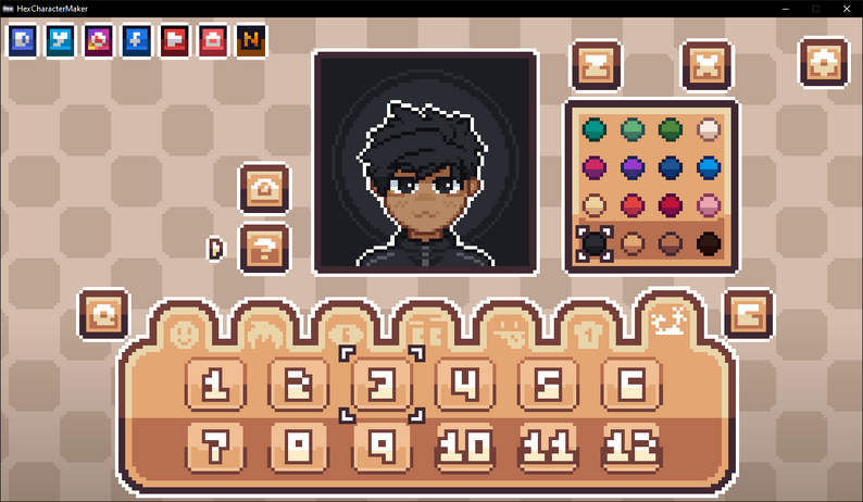 Pixel Character Maker (Minigame) by SnowHex 🌱, Mr. Walkman