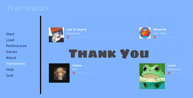 Advanced Dating Sim Framework For Ren'py by Psykhae