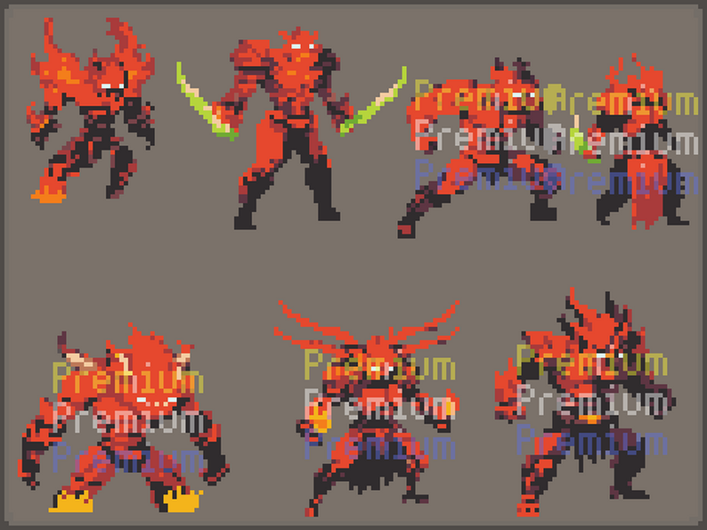 Pixel Art RPG Character Pack #1 by XYEzawr