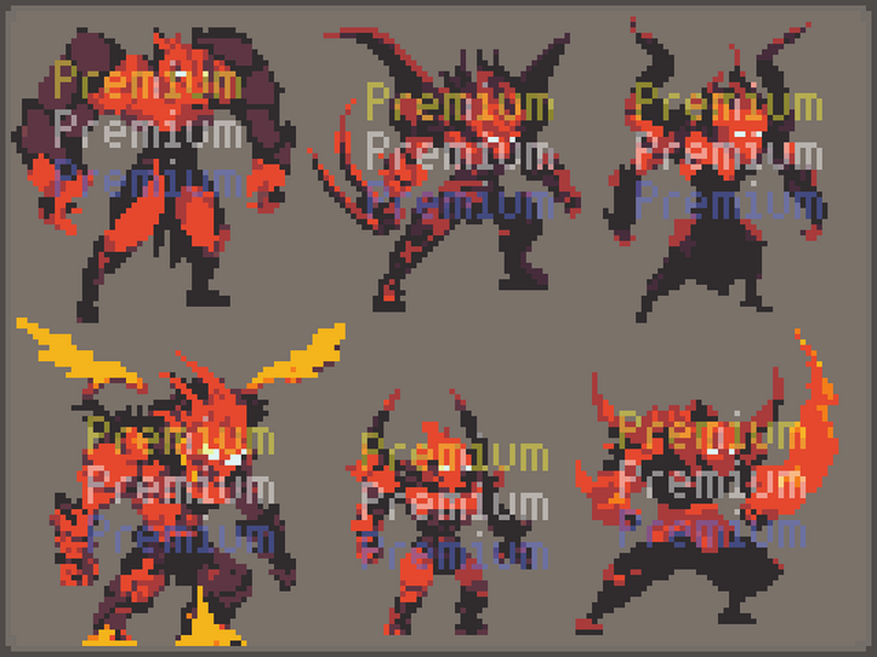 Pixel Art RPG Character Pack #1 by XYEzawr