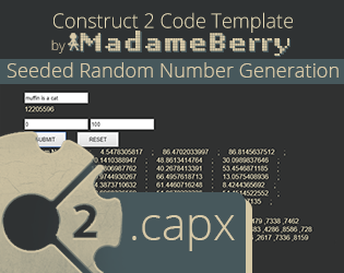 Seeded Number Generator by madameberry