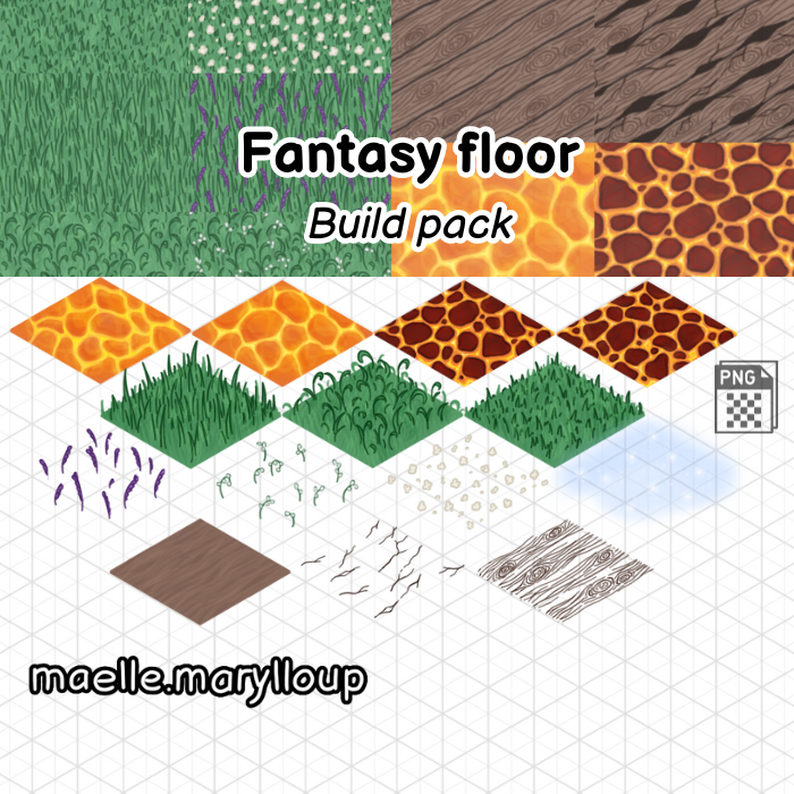Fantasy floor (Build) by MaelleMarylloup