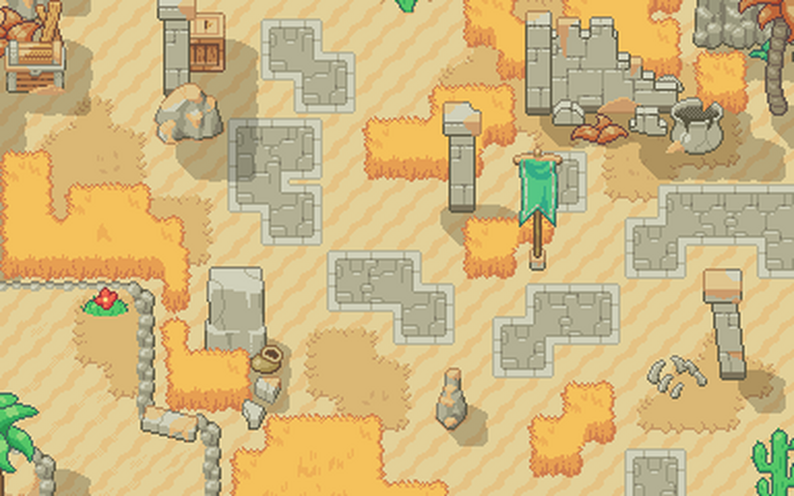 The Fantasy Tileset - Desert Oasis - 16x16 pixel art asset pack by ...