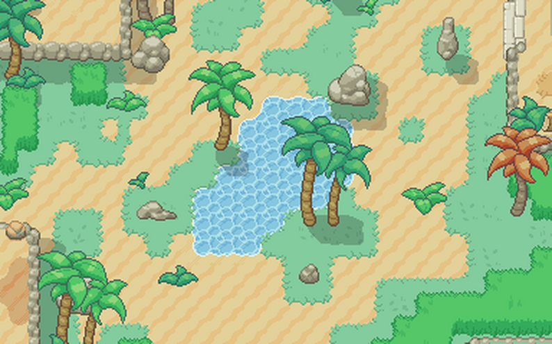 The Fantasy Tileset - Desert Oasis - 16x16 pixel art asset pack by ...