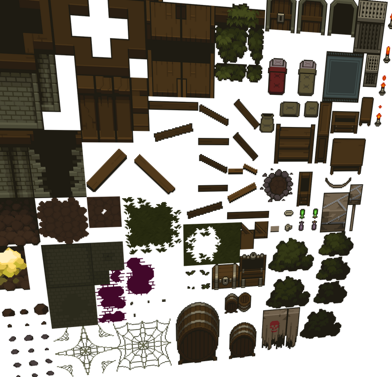 Pixel Crawler - Hideout by Anokolisa