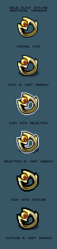 Pixel Fantasy RPG Icons Accessoires 32×32 by Thomas Feichtmeir "Cyangmou"