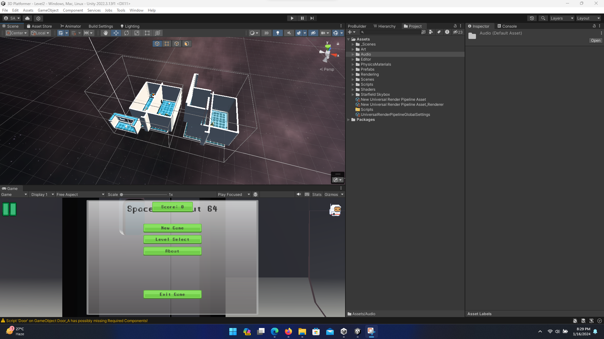 3d Platformer G.P Project by tokuchi