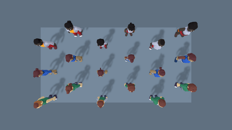 Low Poly People by David Jalbert