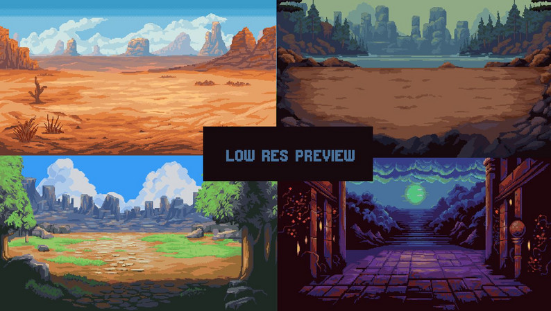 Battle Backgrounds Pack 4 by ansimuz