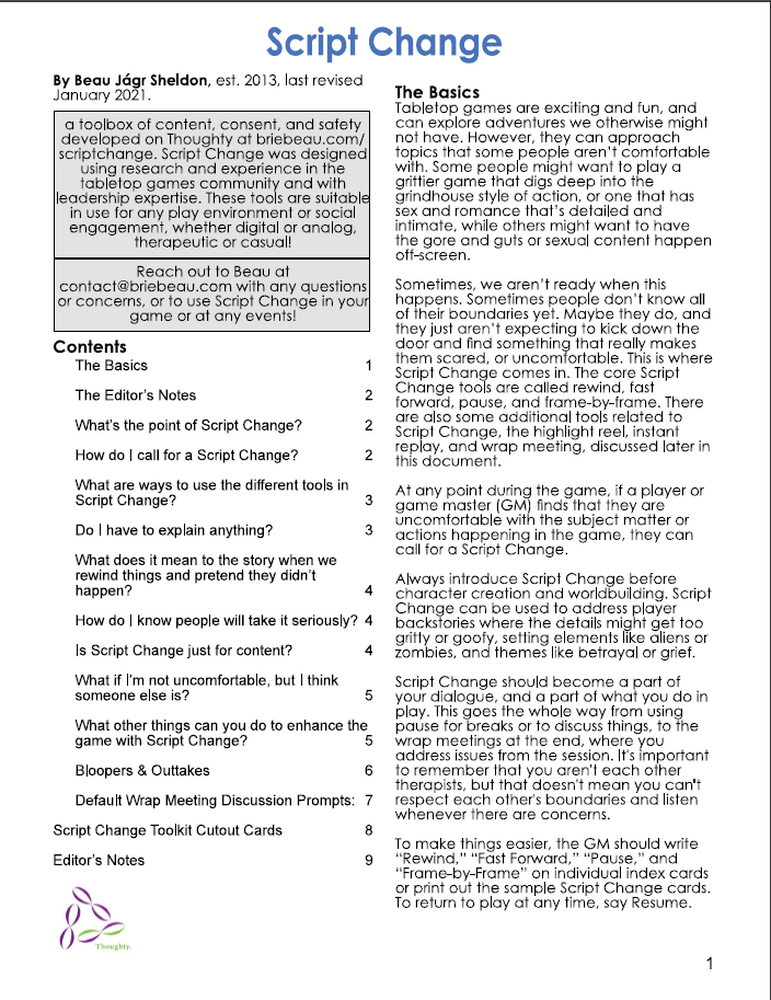 Script Change RPG Toolbox by Beau Jágr Sheldon