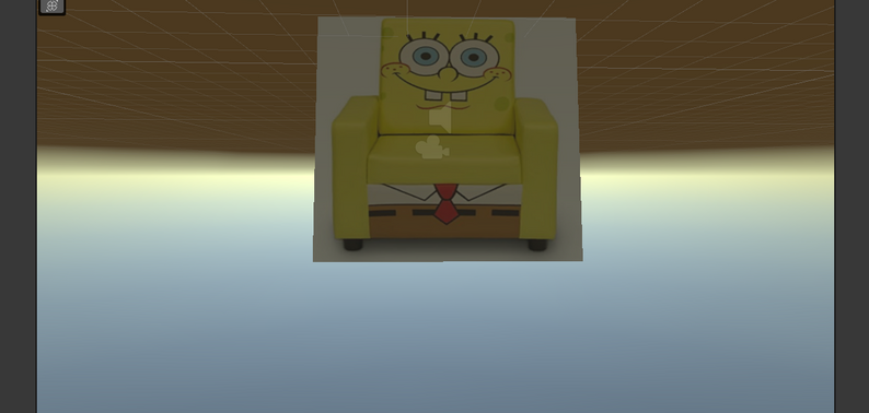 spongebob chair by PS1_Gamemaker