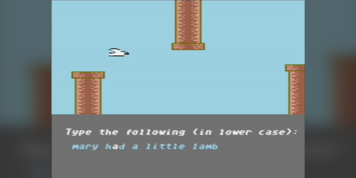 Flappy Typing by frodewin