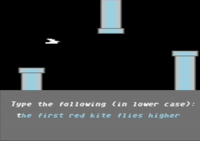 Flappy Typing by frodewin