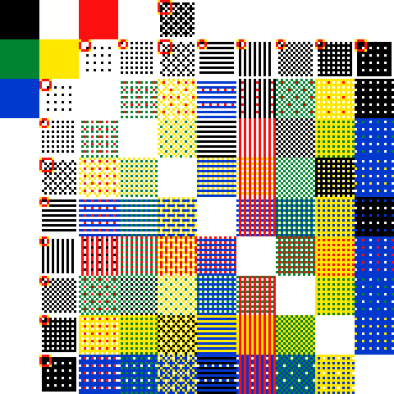 Flipnote patterns and colors // Patrones de Flipnote y colores ...