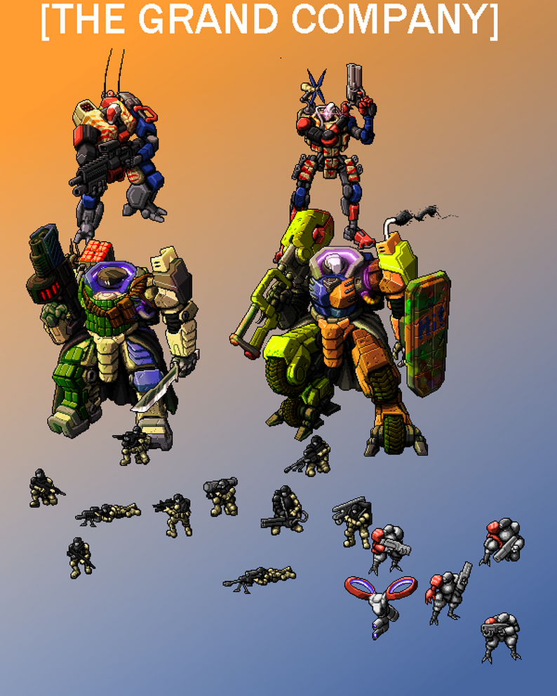 [THE GRAND COMPANY] A Lancer Tokenset for Virtual Tabletops by AzMiLion