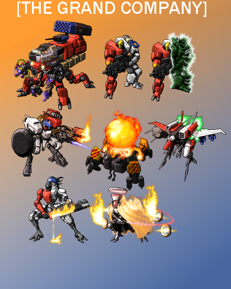 [THE GRAND COMPANY] A Lancer Tokenset for Virtual Tabletops by AzMiLion